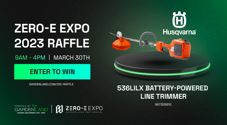 Zero-E 2023 Raffle – Gardenland Power Equipment