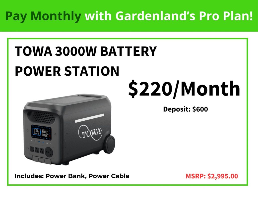 Pro-Plan Battery Subscription Program | Gardenland Power Equipment