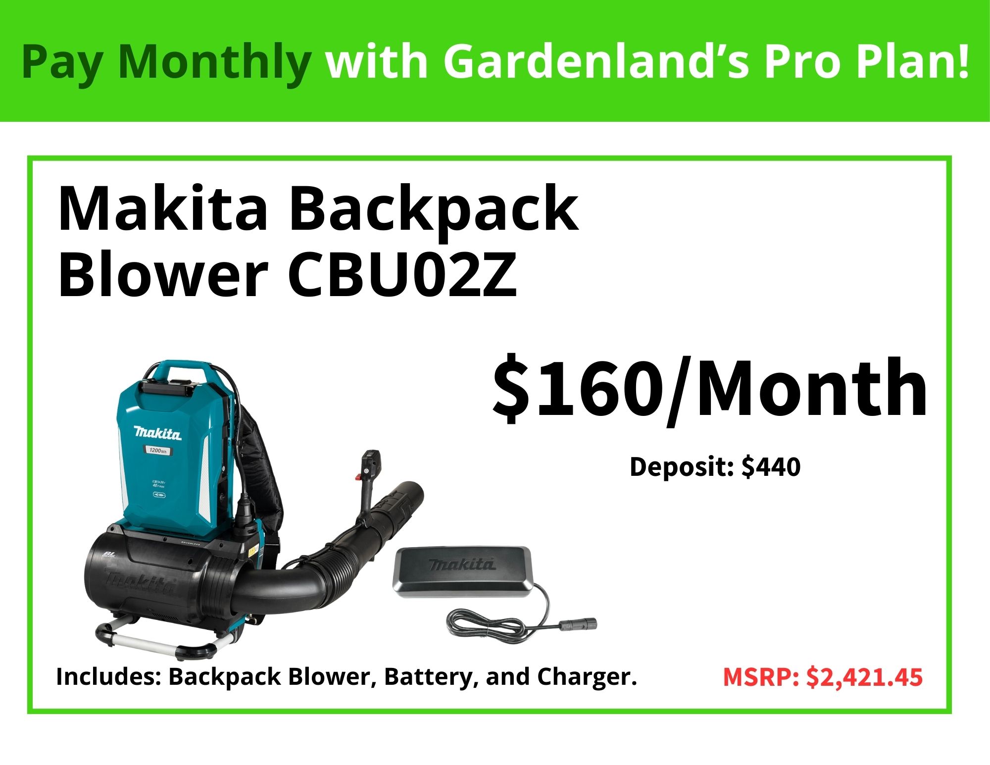 Pro-Plan Battery Subscription Program | Gardenland Power Equipment