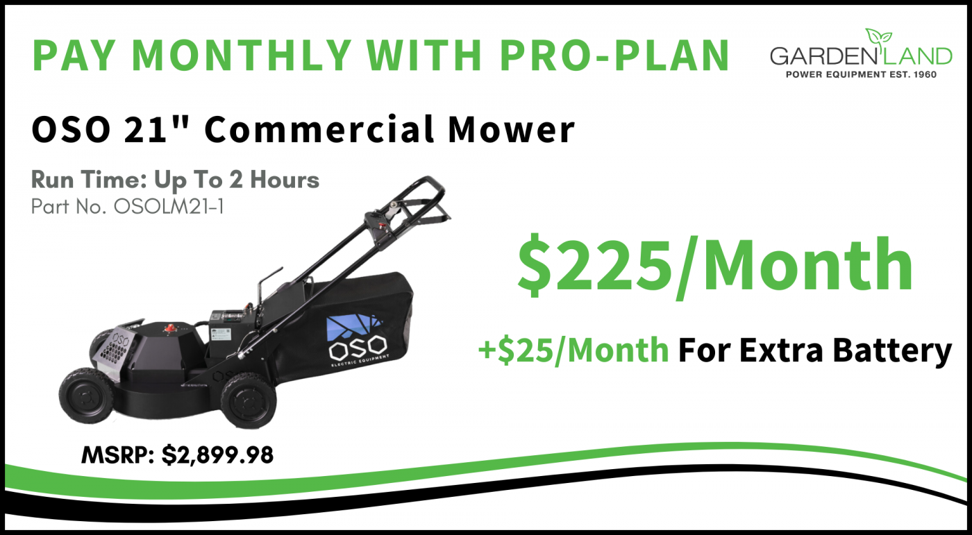 Pro-Plan Battery Subscription Program | Gardenland Power Equipment